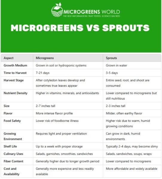 Microgreens vs Sprouts, Ali vs Frazier - No Contest! | Microgreens World